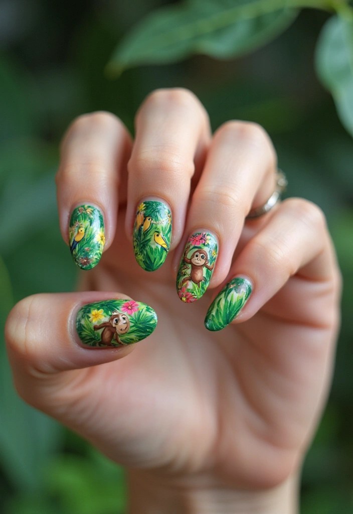 10 Wild Monkey Nails Designs You Need to Try Before They’re Gone! – It ...