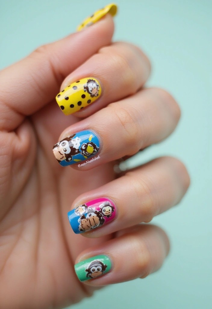 10 Wild Monkey Nails Designs You Need to Try Before They’re Gone! – It ...