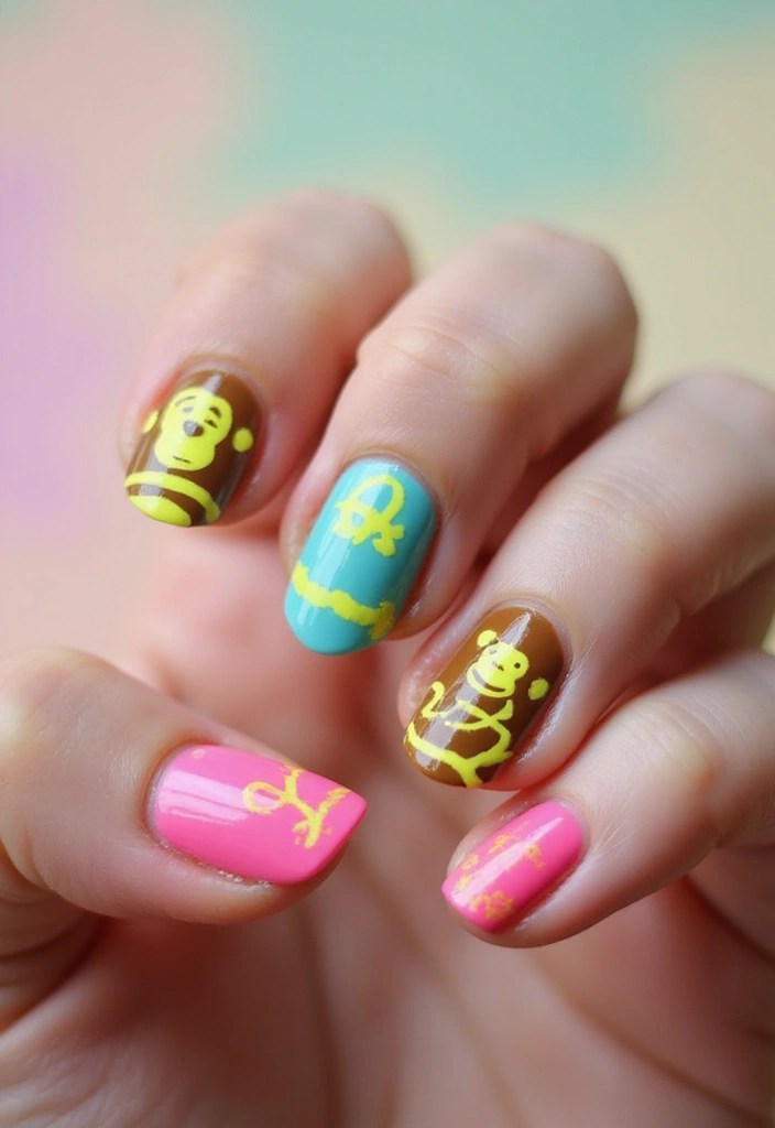 10 Wild Monkey Nails Designs You Need to Try Before They’re Gone! – It ...