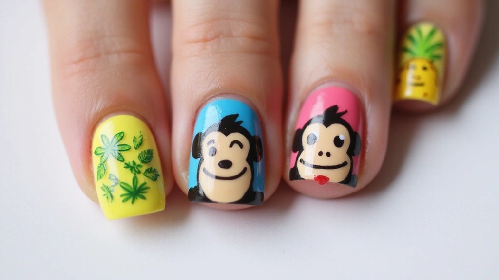 10 Wild Monkey Nails Designs You Need to Try Before They’re Gone! – It ...